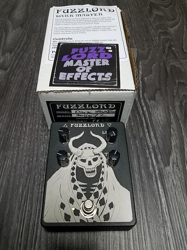 Fuzzlord Effects Dark Master Black | Reverb