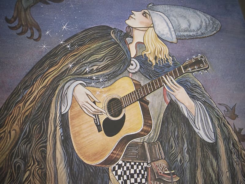 Fender MIJ Acoustic Dreadnought Guitar Authentic Vintage | Reverb