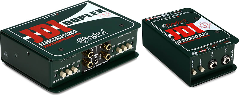 Radial JDI Duplex - Jensen Equipped 2-channel Passive | Reverb