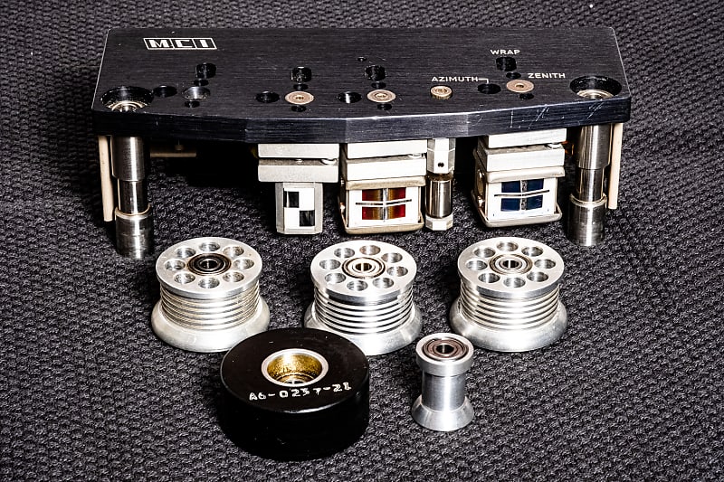 MCI JH-110 1/2" 2 Track Conversion Kit Head Block & Guides | Reverb