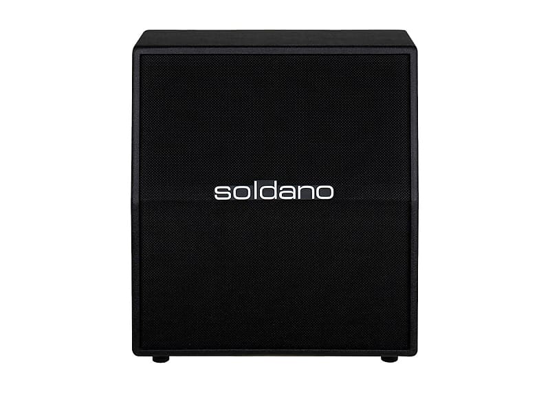 Soldano 2x12" Slant Classic Cabinet 8 Ohms - Black | Reverb