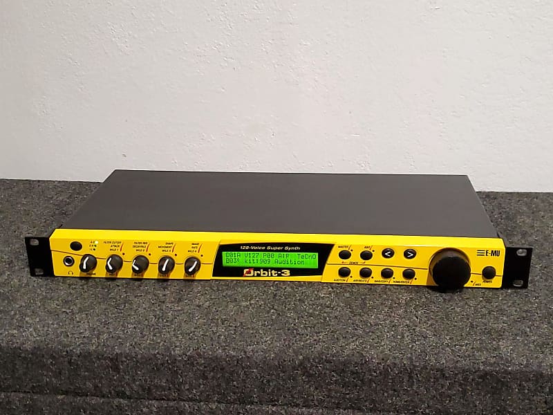 E-MU Orbit-3 Beat Garden + Techno Synth ROM E MU rack | Reverb UK