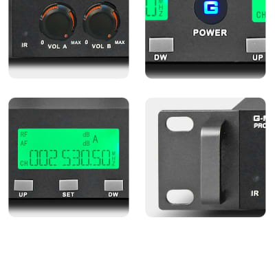 G-MARK G14S Wireless Microphone System 4-Channel UHF 4 | Reverb