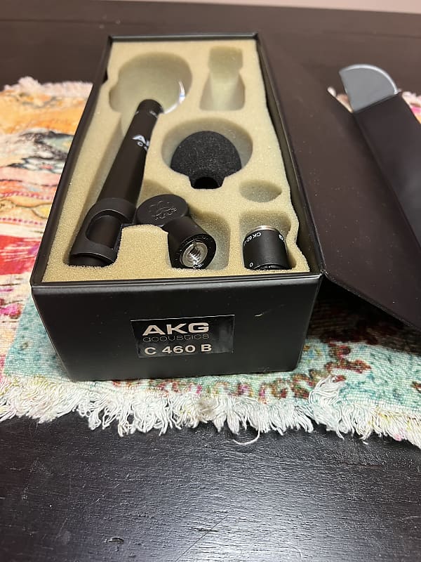 AKG c480b black w Ck61 and Ck62 capsules | Reverb