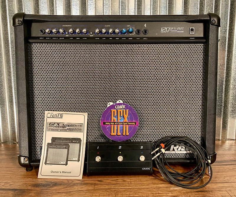 Crate GFX-212T 120 Watt 2x12" Guitar Combo Amplifier & | Reverb