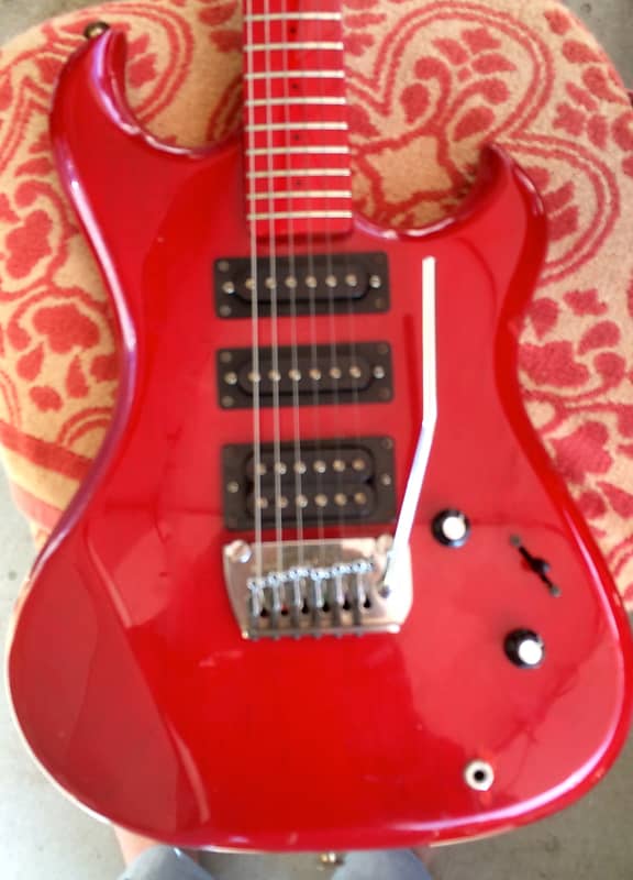 Vintage Japanese Made Westone Spectrum MX 1985-86 All Red | Reverb