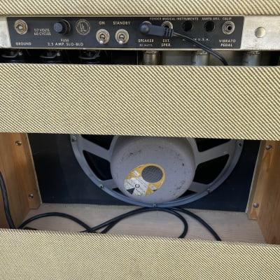 Fender Dual Showman Combo Amp frankenstein 1969-1971 - Tweed | Reverb