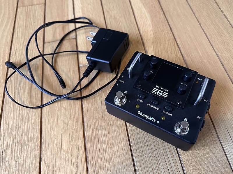 Elite Acoustics “EAE” StompMix 4 - Four Channel Digital Mixer | Reverb