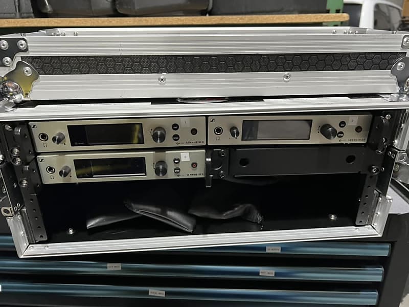 Sennheiser ew300 3-unit wireless rack- 3 handheld/2 lavalier | Reverb