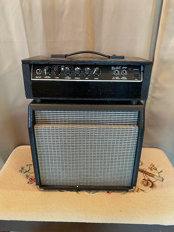 Fender Bullet 15 Mini Stack - Head with 1x8 Cabinet | Reverb