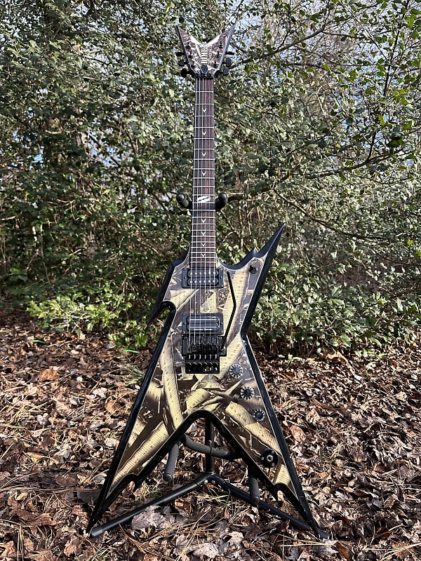2007 Dean Dime Razorback - Bone Shards / Dimebag Darrell - | Reverb