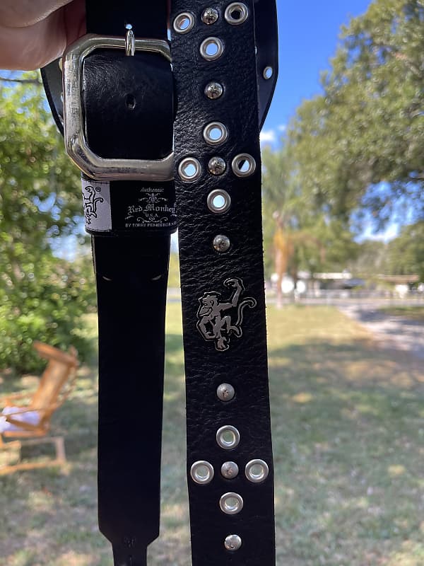 Red Monkey Designs Motor City Guitar Strap | Reverb