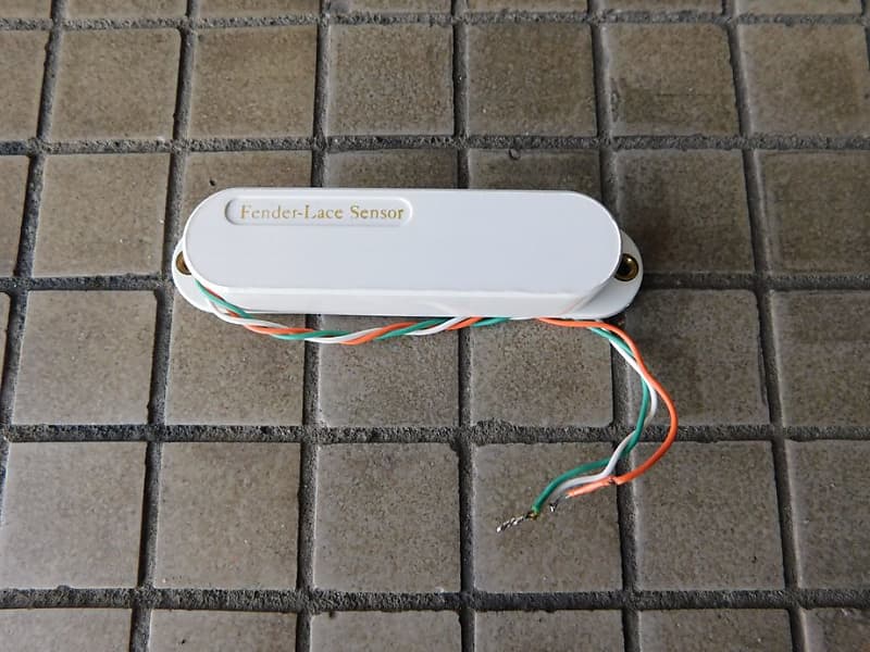 Fender Lace Sensor GOLD White | Reverb