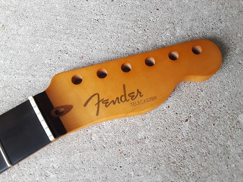 Fender American Ultra II Ebony Telecaster Guitar Neck NEW | Reverb