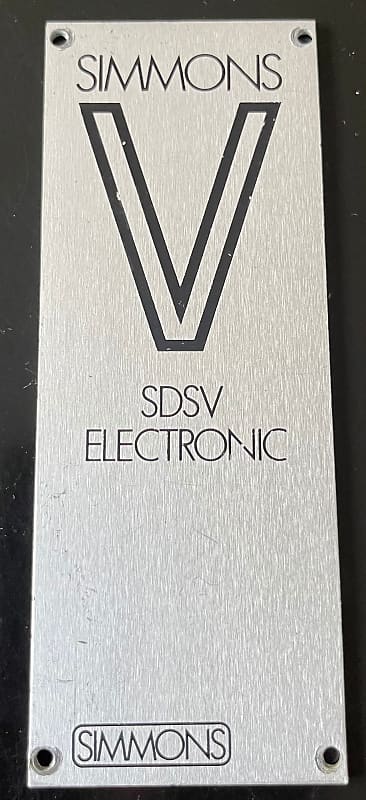 Simmons SDSV Brain Blank Plate | Reverb
