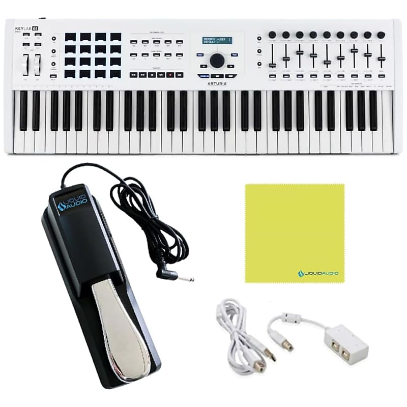 Arturia KeyLab 61 MKII 61-key Keyboard Controller Bundle w/ | Reverb
