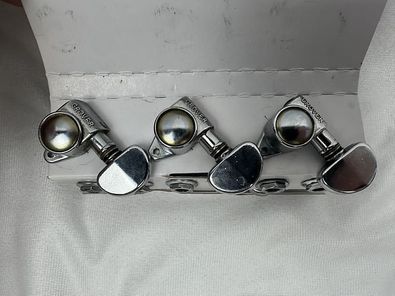Vintage Grover Machine Head Tuning Set Complete Good Shape | Reverb