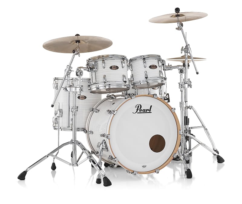 Pearl Drum Set Masters Maple Gum 3-pc. Shell Pack Cymbal | Reverb