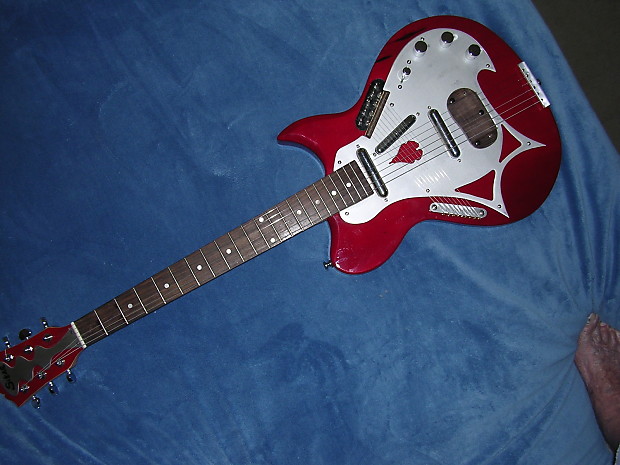 HOMEMADE Sitar Guitar 2014 Red | Reverb