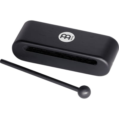 Meinl Percussion Small Wood Block, Matte Black, 2-YEAR | Reverb