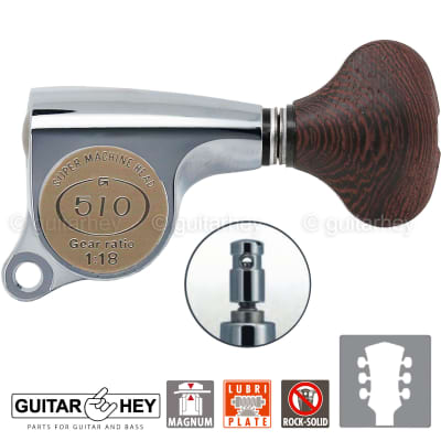 NEW Gotoh SGS510Z-TS5 MG L3+R3 Set Mini Locking Tuners 1:18 | Reverb