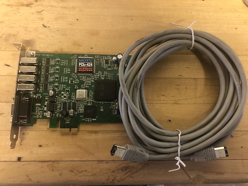 MOTU PCIe-424 Express Audio Card | Reverb