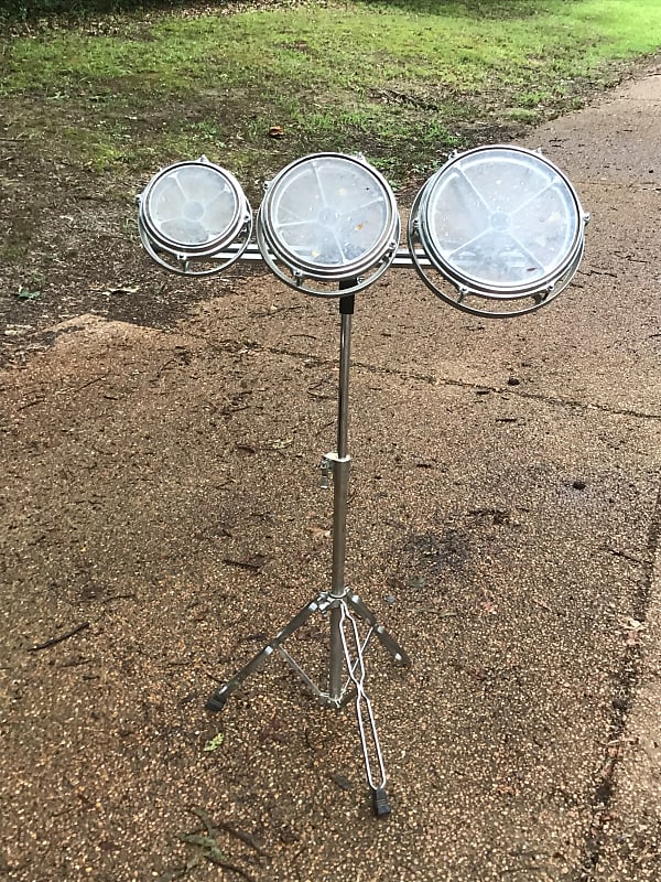 Double Braced Roto-Toms 6”, 8”, 10” Plus new Remo CS 10” Drum | Reverb