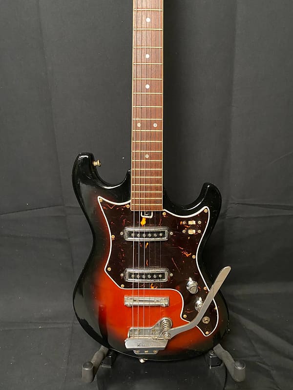 1960s Teisco Del Rey guitar 2v with vibrato | Reverb