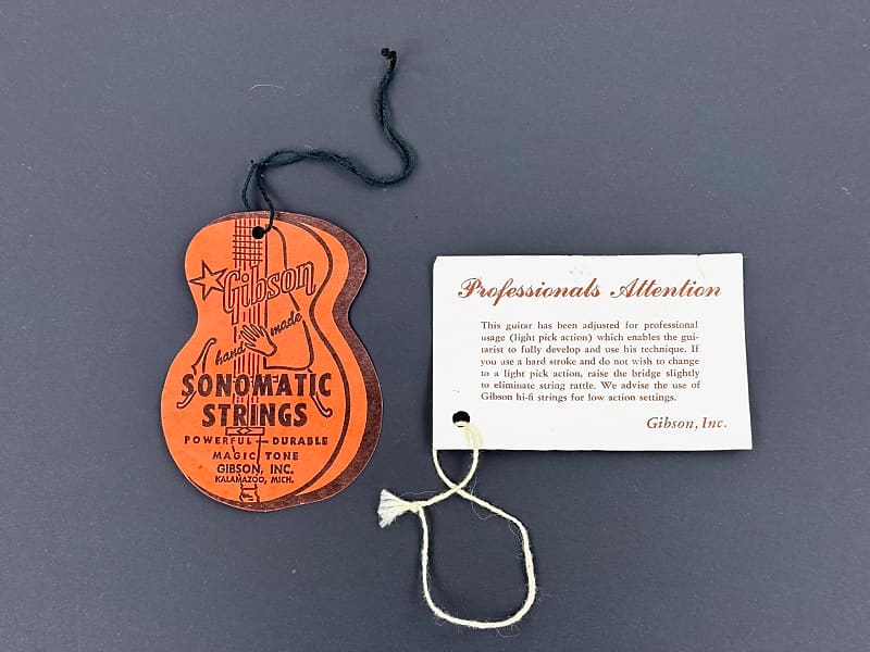Gibson Vintage Sonomatic Strings & Professionals Attention | Reverb