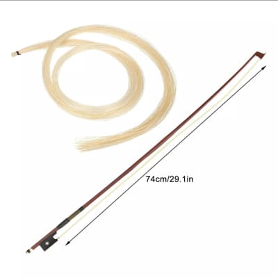 Bow Hair - Horsehair for Violin, Viola, Cello | Reverb