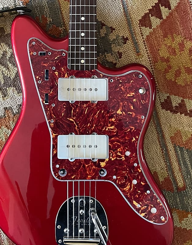 Red Tortoise pick guard for Japan MIJ/CIJ Jazzmaster with | Reverb UK