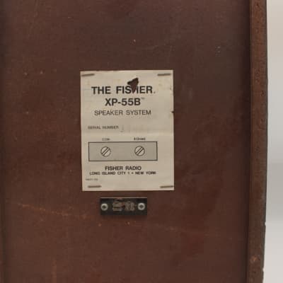 Single Vintage The Fisher XP-55B Speaker XP-55B - No front | Reverb