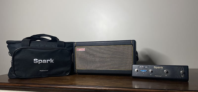 Positive Grid Spark 40 with footswitch and gig bag | Reverb