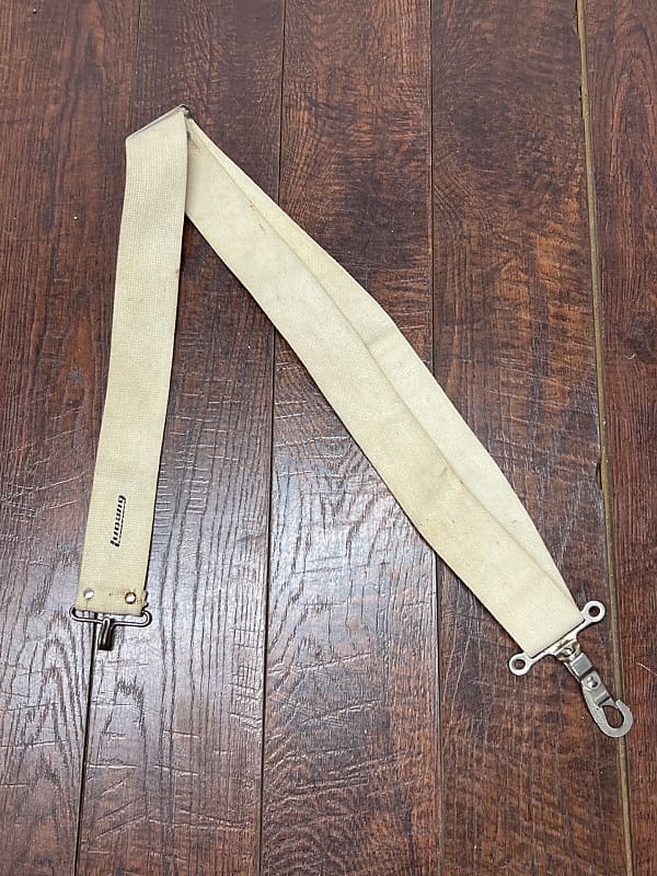 Ludwig Parade Drum Sling White 1960's | Reverb UK