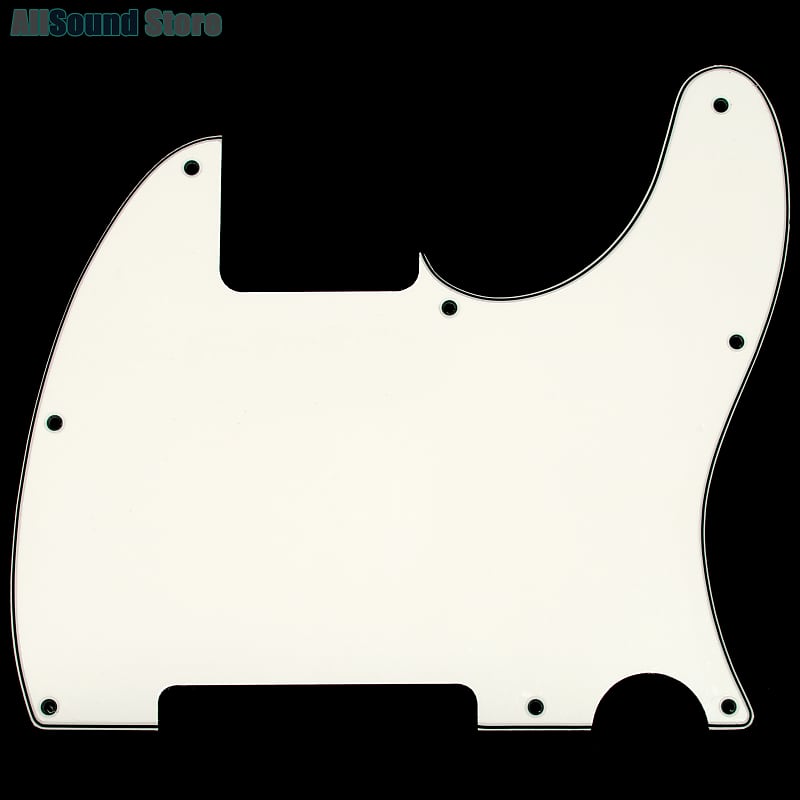 3-Ply PARCHMENT Pickguard for USA MIM Standard Fender® | Reverb