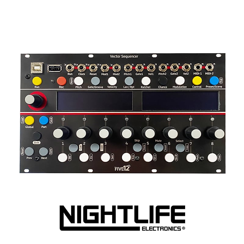 Five12 Vector Sequencer with Jack Expander - Black | Reverb Australia