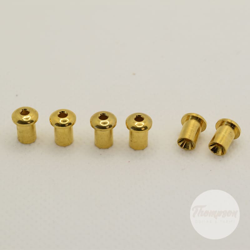 Top Mount String Ferrules Gold | Reverb