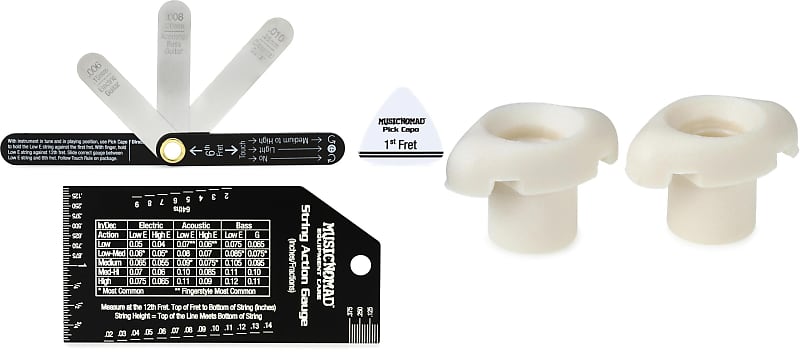 MusicNomad Truss Rod Gauge & String Action Gauge Bundle | Reverb
