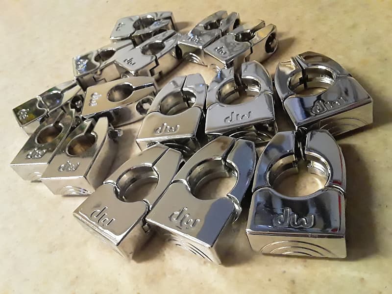 Large DW9000 Chrome Memory Locks Mixed Lot - For Various DW | Reverb