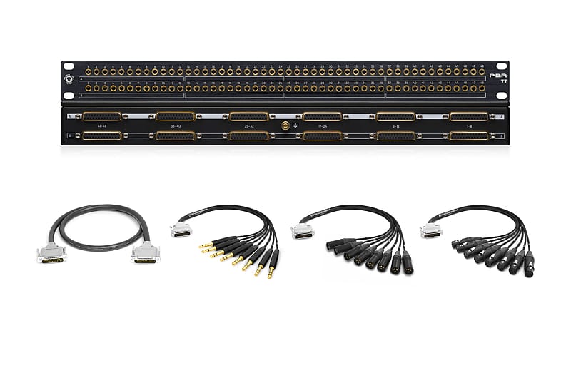 Black Lion PBR TT Patchbay | 8 Custom 3ft. Premium Mogami | Reverb