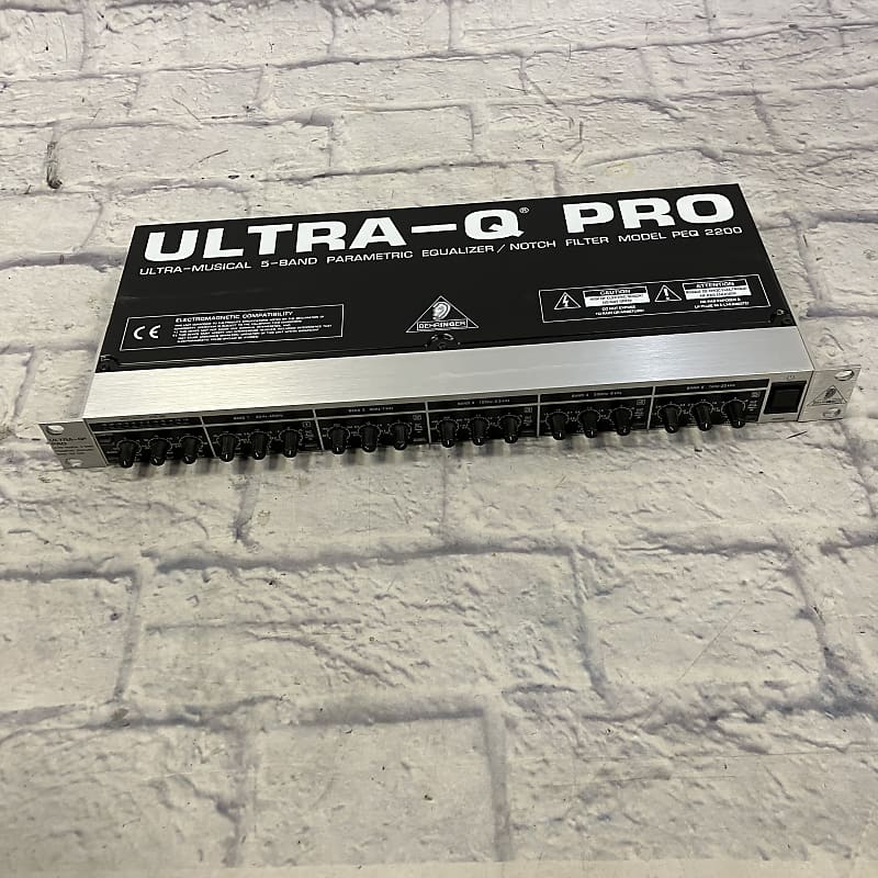 Behringer PEQ2200 5 Band Parametric Rack EQ | Reverb