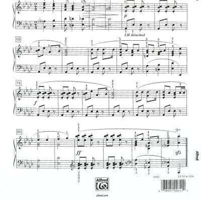 Jingle Bells - Late Intermediate Piano Solo Sheet Music | Reverb