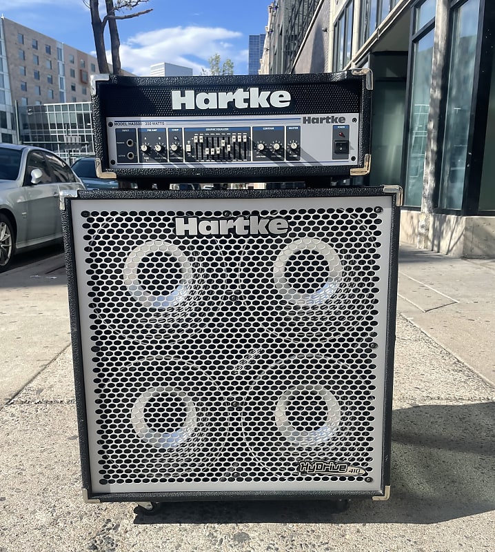 Hartke HA3500 350-Watt Bass Amp Head and Hydrive 410 Cabinet | Reverb
