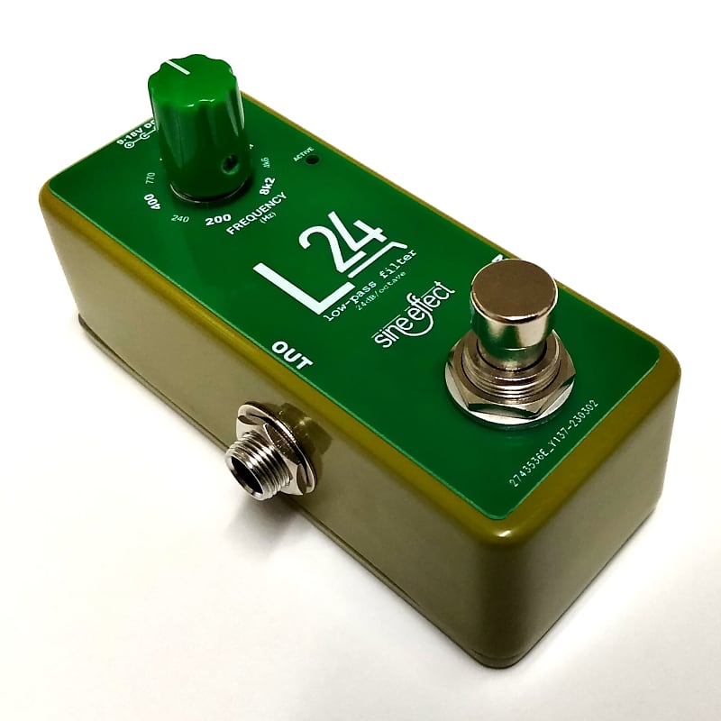 L24 Low Pass Filter Pedal 24dboctave Reverb