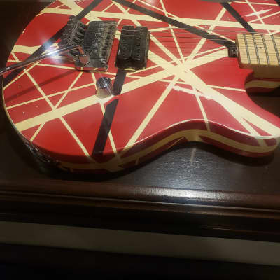 Olp ernie ball axis evh tribute guitar Mm1 2000 - Striped | Reverb