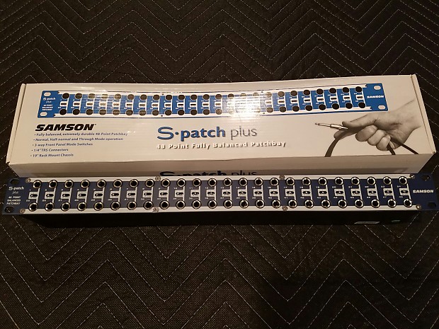 Samson S Patch Plus 48 Point Patch Bay | Reverb