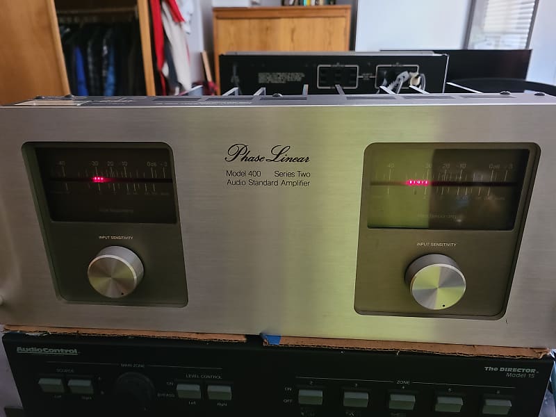 Phase Linear 400 Series Two 1980's - Silver | Reverb