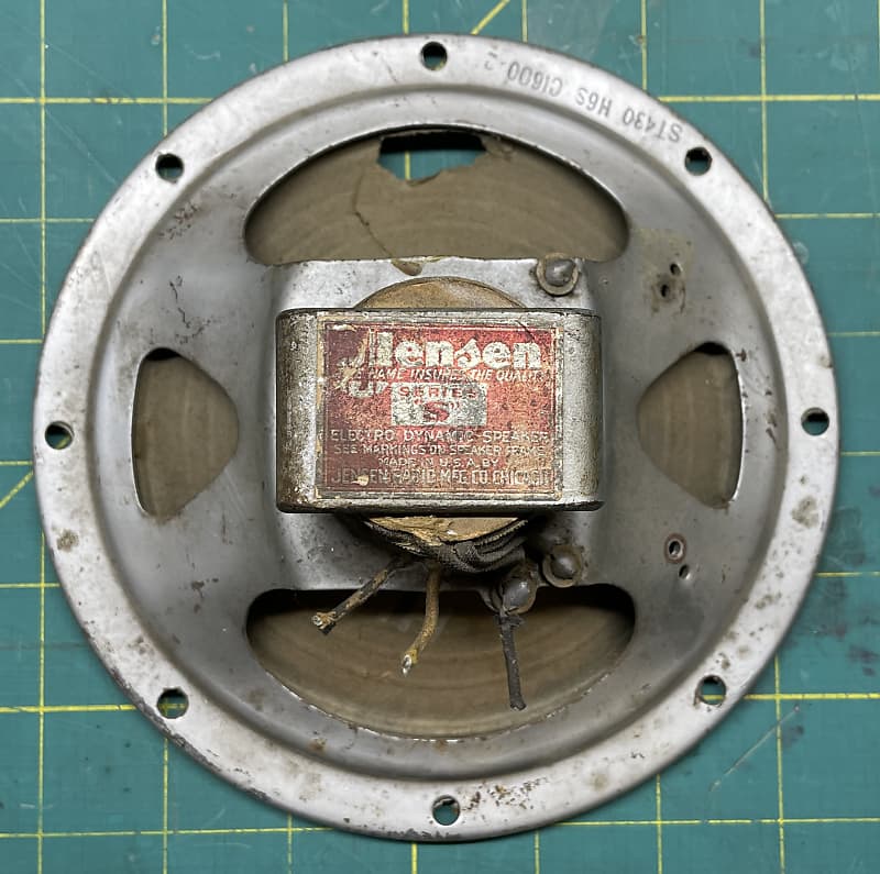 Vintage 1940s Jensen Series S 6" alnico speaker | Reverb