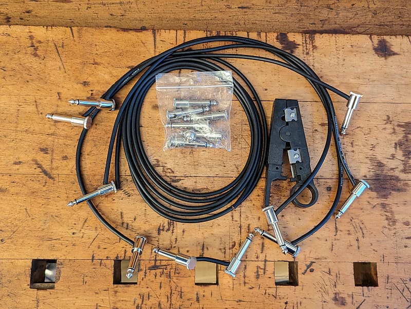 Solderless Cable Kit w/ 16 Plugs and over 10 Feet of Cable | Reverb