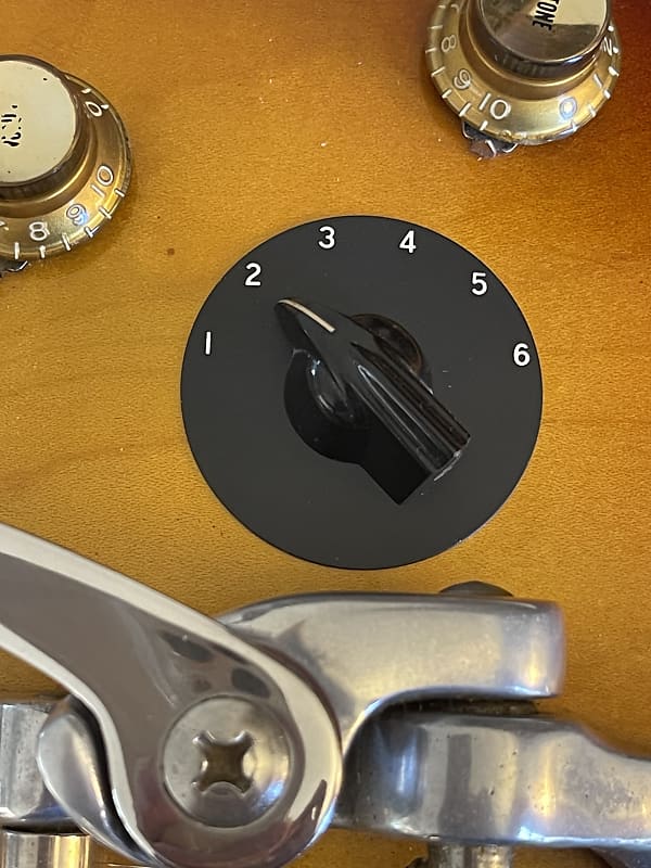 Gibson ES-345 or ES-355 Varitone Dial, Black, New Old Stock | Reverb